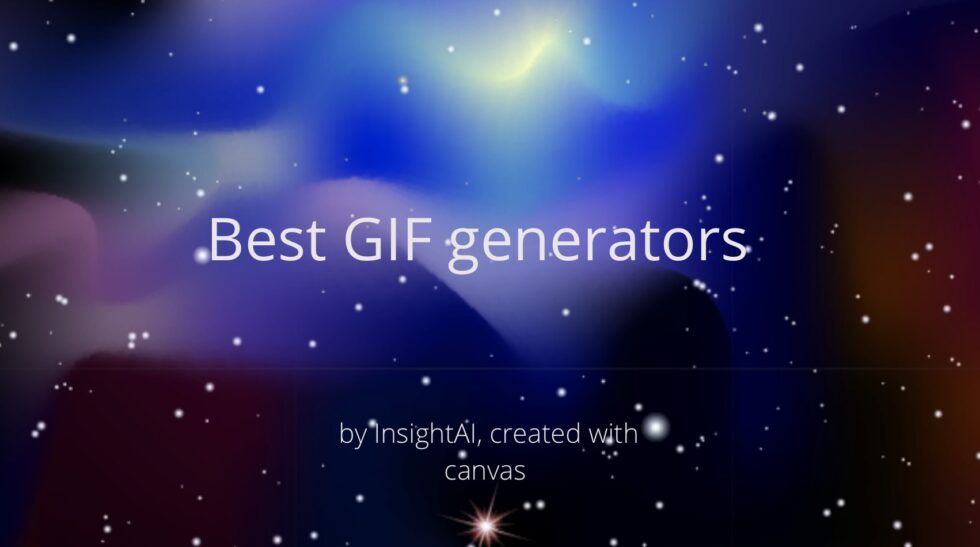 Best AI GIF Generators - Insight AI